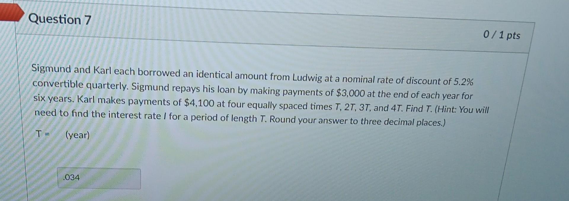 Solved Sigmund and Karl each borrowed an identical amount | Chegg.com