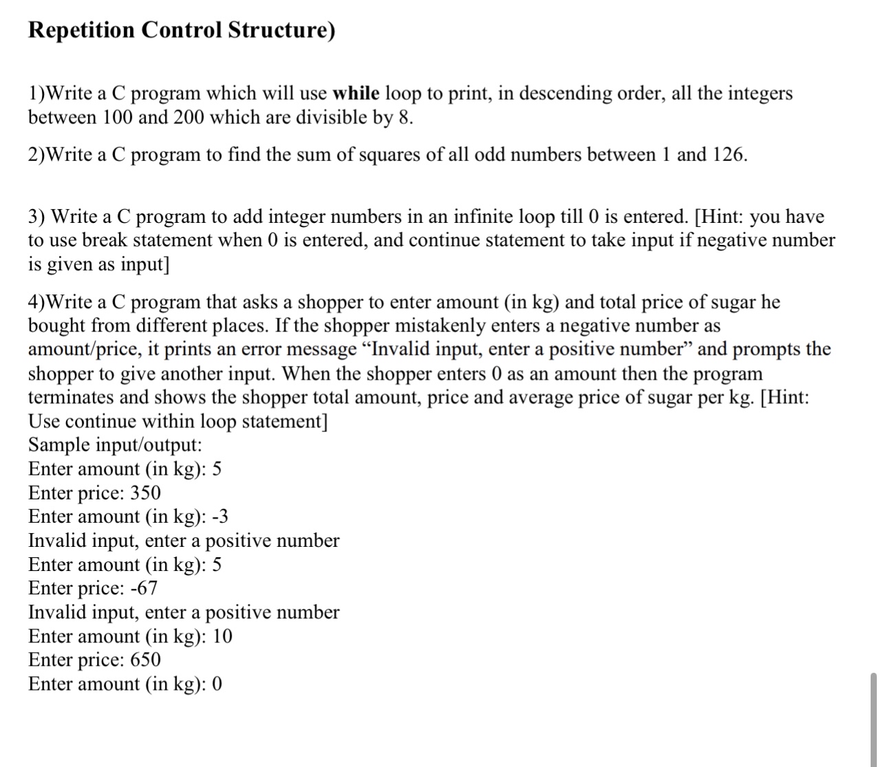 Solved Honourable Chegg Experts, Please solve it with C | Chegg.com