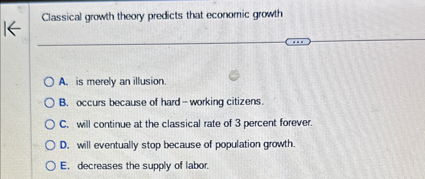 Solved Classical growth theory predicts that economic | Chegg.com