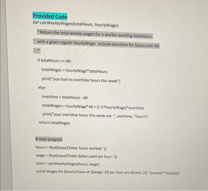 Solved 1. Create a Python program named Exam-1.py 2. Modify | Chegg.com