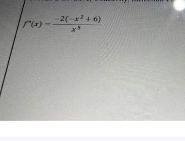 Solved f′′(x)=x5−2(−x2+6) | Chegg.com