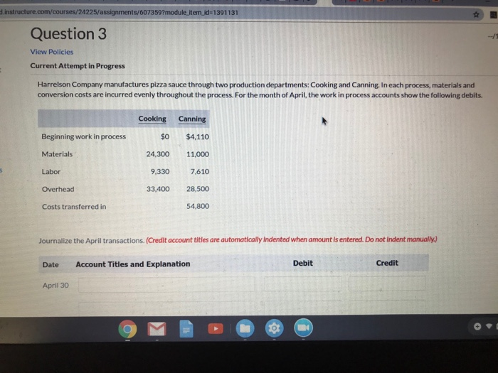 Solved: Instructure.com/courses/24225/assignments/6073597m... | Chegg.com