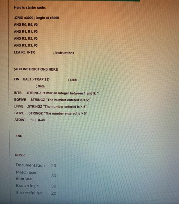 Solved Write an assembly program (asm) that solicits an | Chegg.com