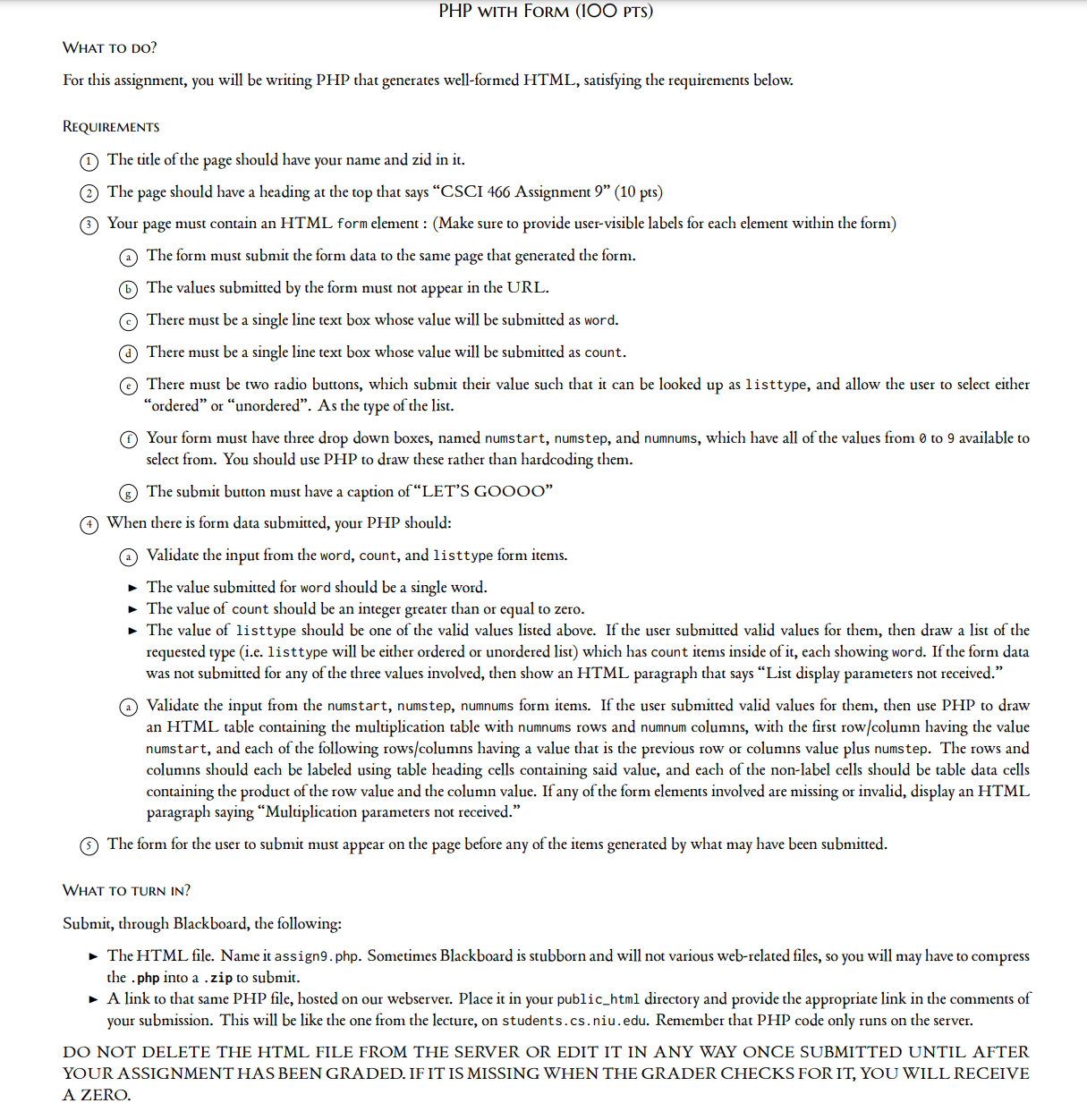 Solved PHP WITH FORM (1OO PTS)WHAT TO DO?For this | Chegg.com