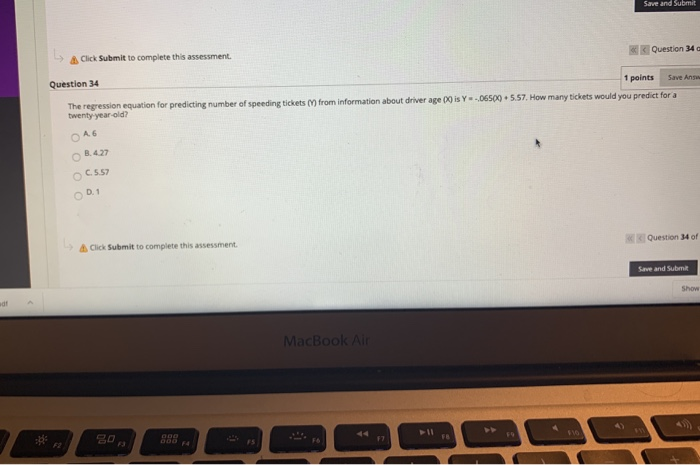 Solved Save and Submit Question 34a Click Submit to complete | Chegg.com