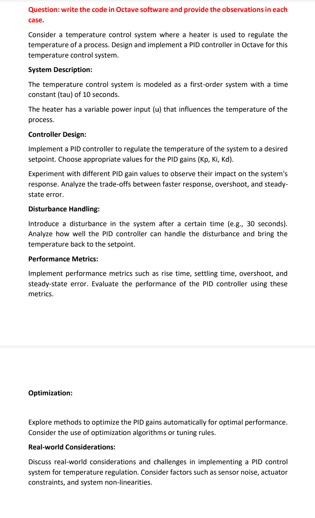 Question: write the code in Octave software and | Chegg.com