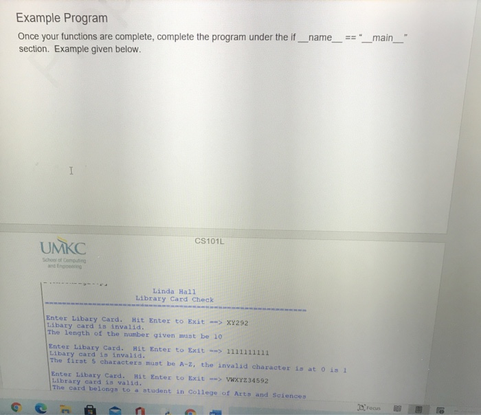 IN PYTHON 3 please and the final output should be | Chegg.com