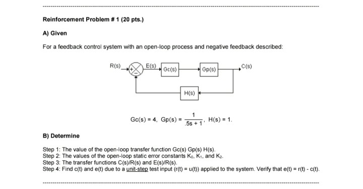 Solved Reinforcement Problem # 1 (20 pts.) A) Given For a | Chegg.com