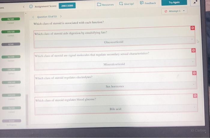 Solved Try Again C Give Up? Feedback Resources 2987/3300 ons | Chegg.com