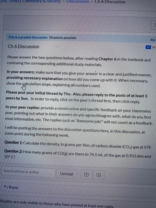 Solved & Society Discussions in Ch 6 Discussion This is a | Chegg.com