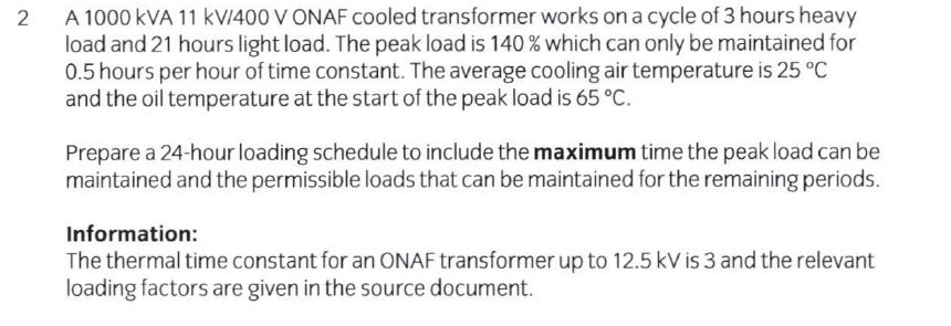 Solved Minimum permissible load = (%nominal rating x thermal | Chegg.com