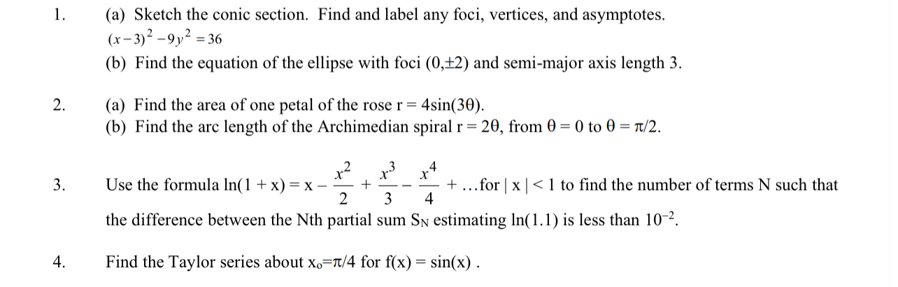 Solved (Please answer all four questions)(a) ﻿Sketch the | Chegg.com