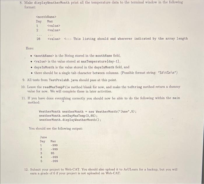 Solved Lab 11 PreLab CS1440 Introduction In this lab we will | Chegg.com
