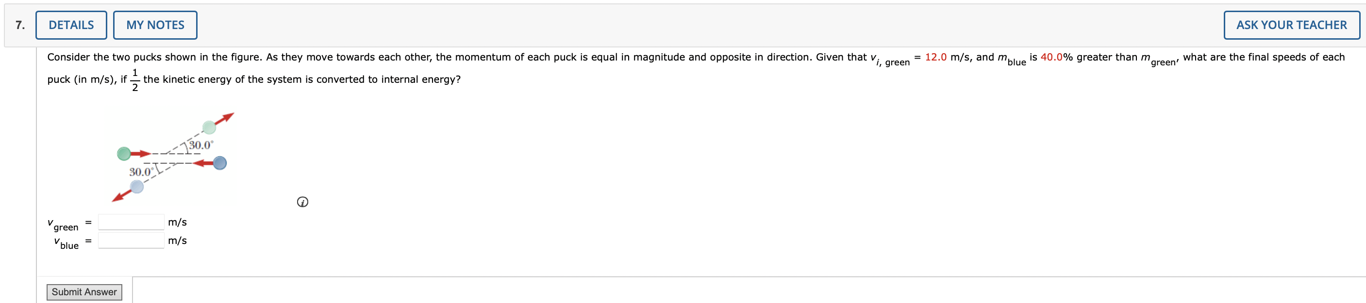 Solved puck (in ms ), ﻿if 12 ﻿the kinetic energy of the | Chegg.com