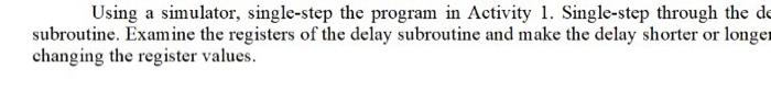 Solved Using a simulator, single-step the program in | Chegg.com