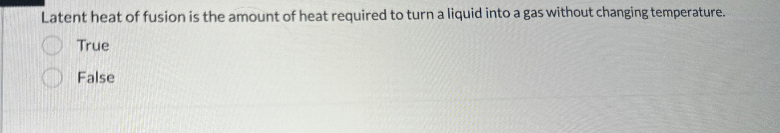 Solved Latent heat of fusion is the amount of heat required | Chegg.com