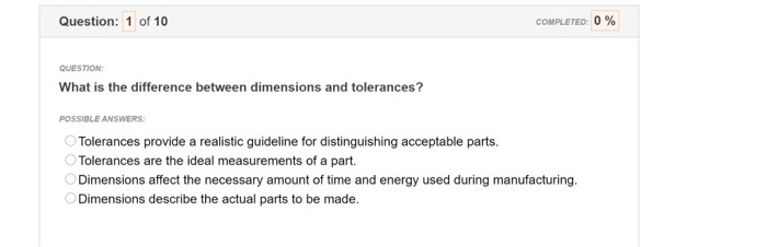 Solved Question: 1 of 10 COMPLETED: 0% QUESTION: What is the | Chegg.com