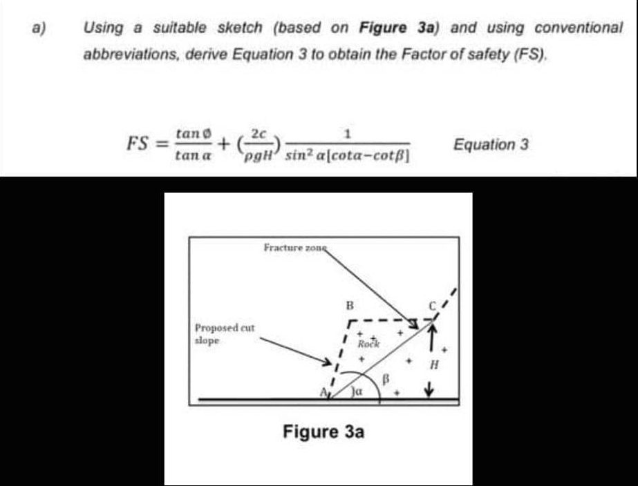 Solved a) ﻿Using a suitable sketch (based on Figure 3a) ﻿and | Chegg.com
