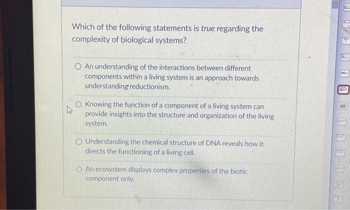 Solved Which of the following statements is true regarding | Chegg.com