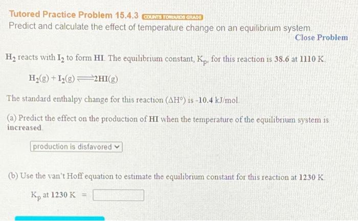 Solved Tutored Practice Problem 15.4.3 COUNTS TOWNIDSGRUNDE | Chegg.com