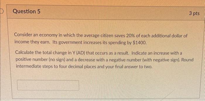 Solved Consider an economy in which the average citizen | Chegg.com