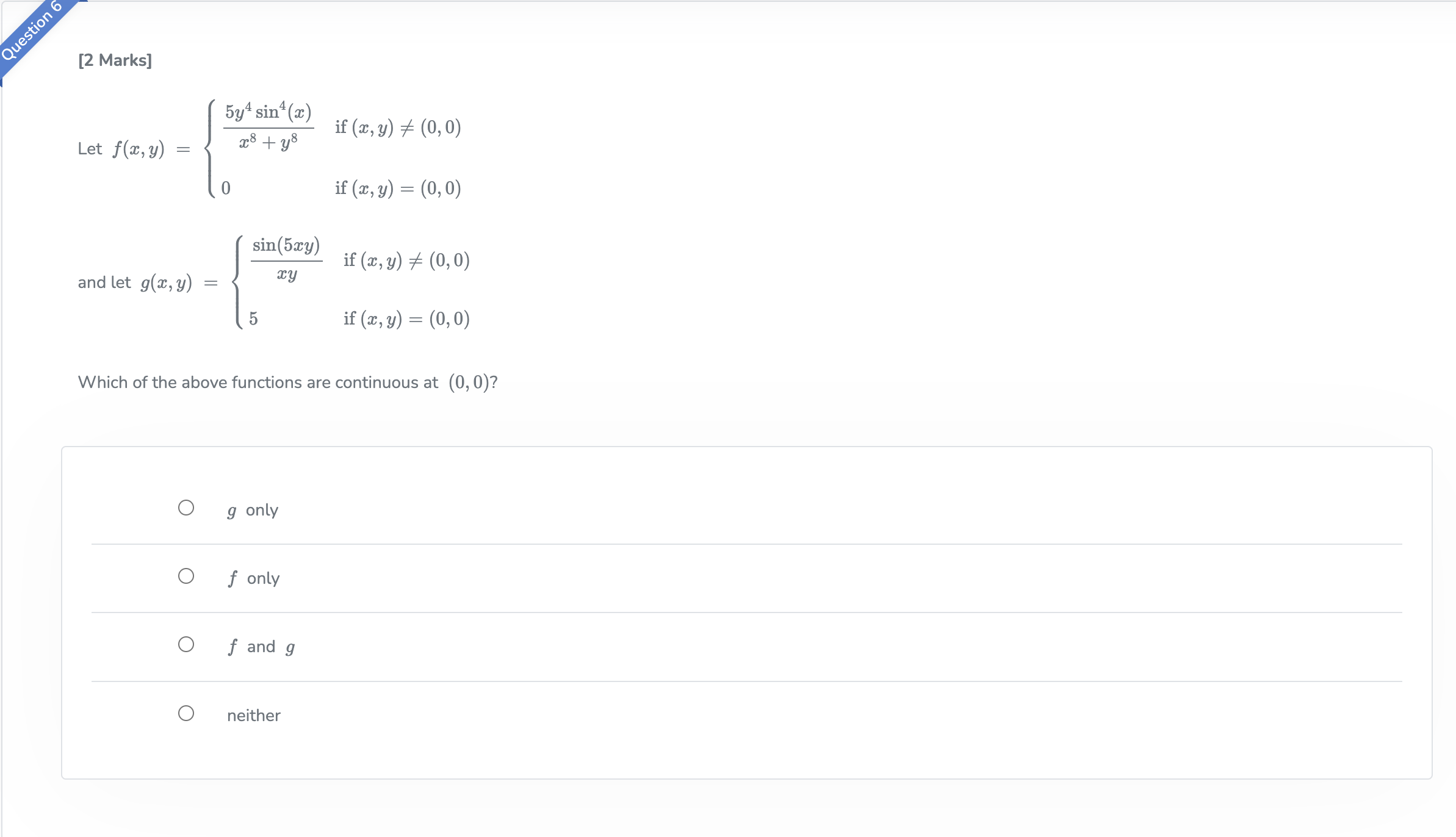 Solved [2 ﻿Marks]Let | Chegg.com