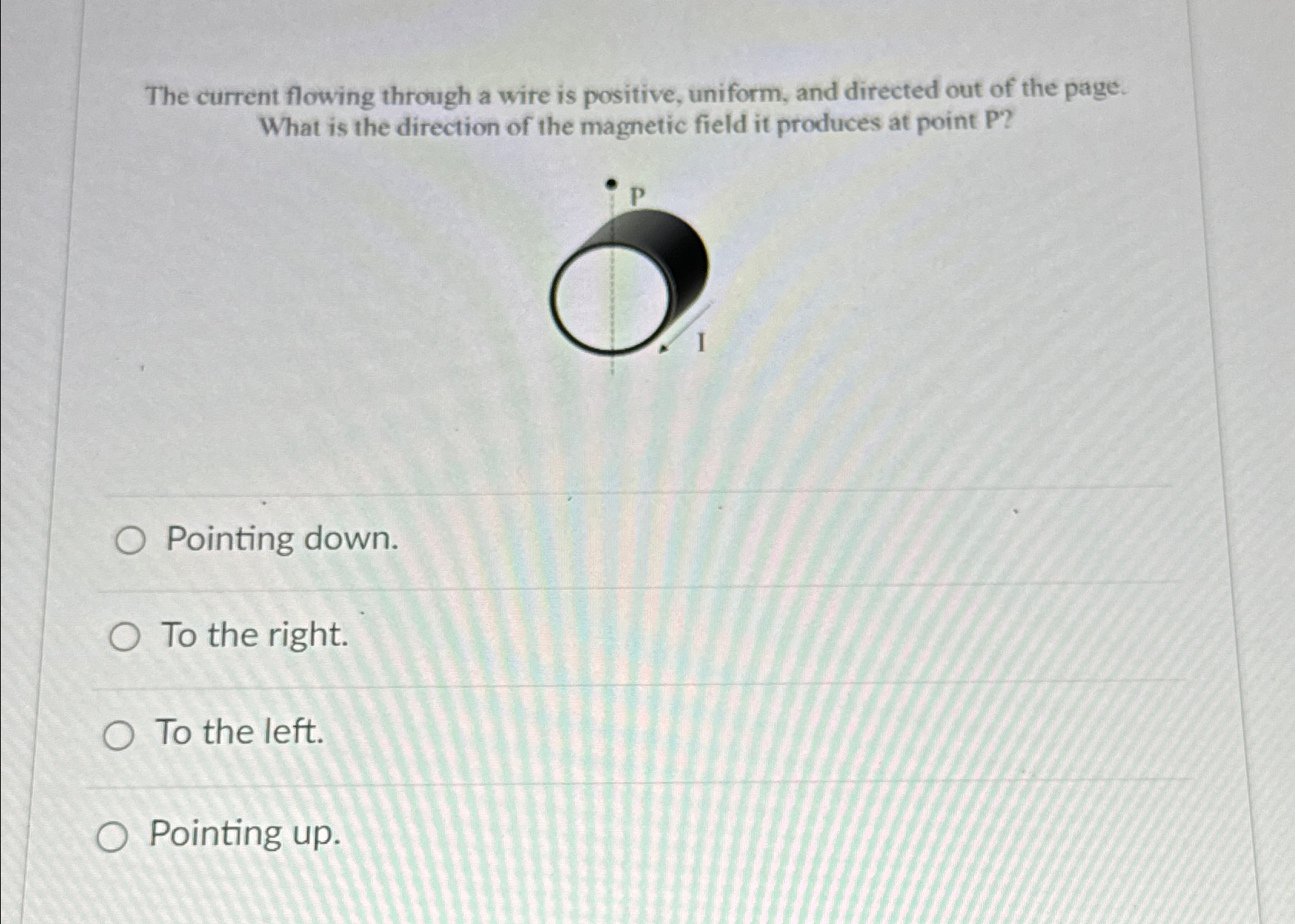 Solved The current flowing through a wire is positive, | Chegg.com