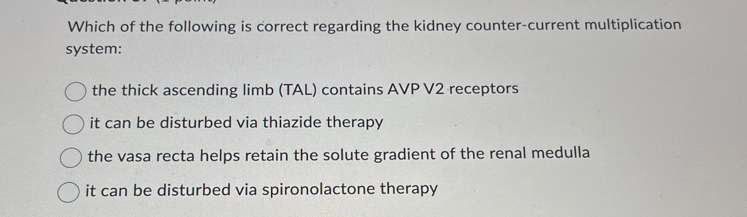 Solved Which of the following is correct regarding the | Chegg.com