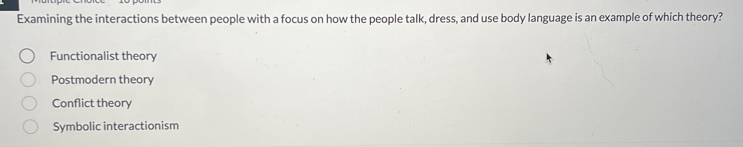 Solved Examining the interactions between people with a | Chegg.com