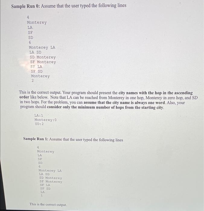 Solved IN C++ program that conducts the BFS traversal of a | Chegg.com