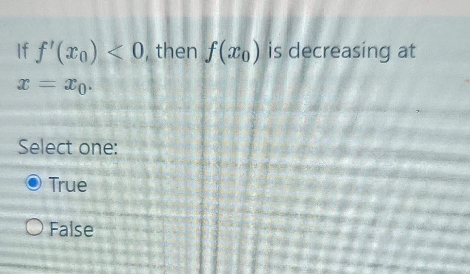 Solved If f′(x0)
