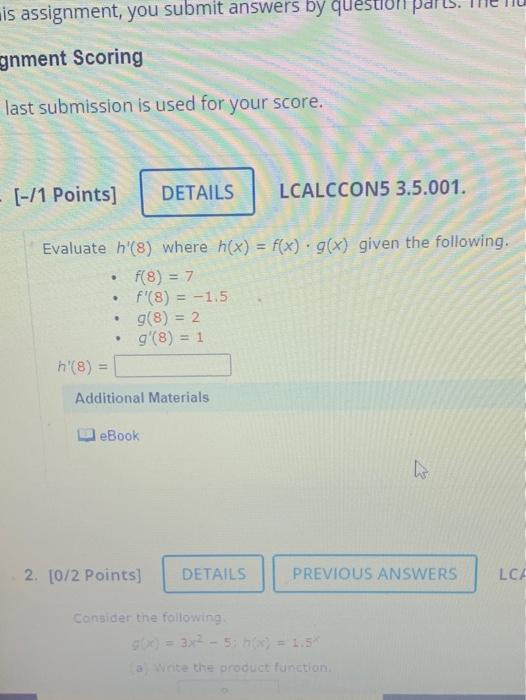 Solved is assignment, you submit answers by question gnment | Chegg.com