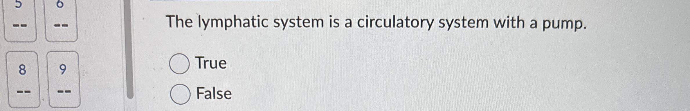 Solved The lymphatic system is a circulatory system with a | Chegg.com