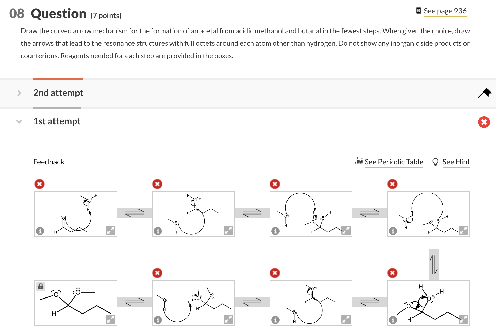 Solved 08 ﻿Question (7 ﻿points)Draw the curved arrow | Chegg.com