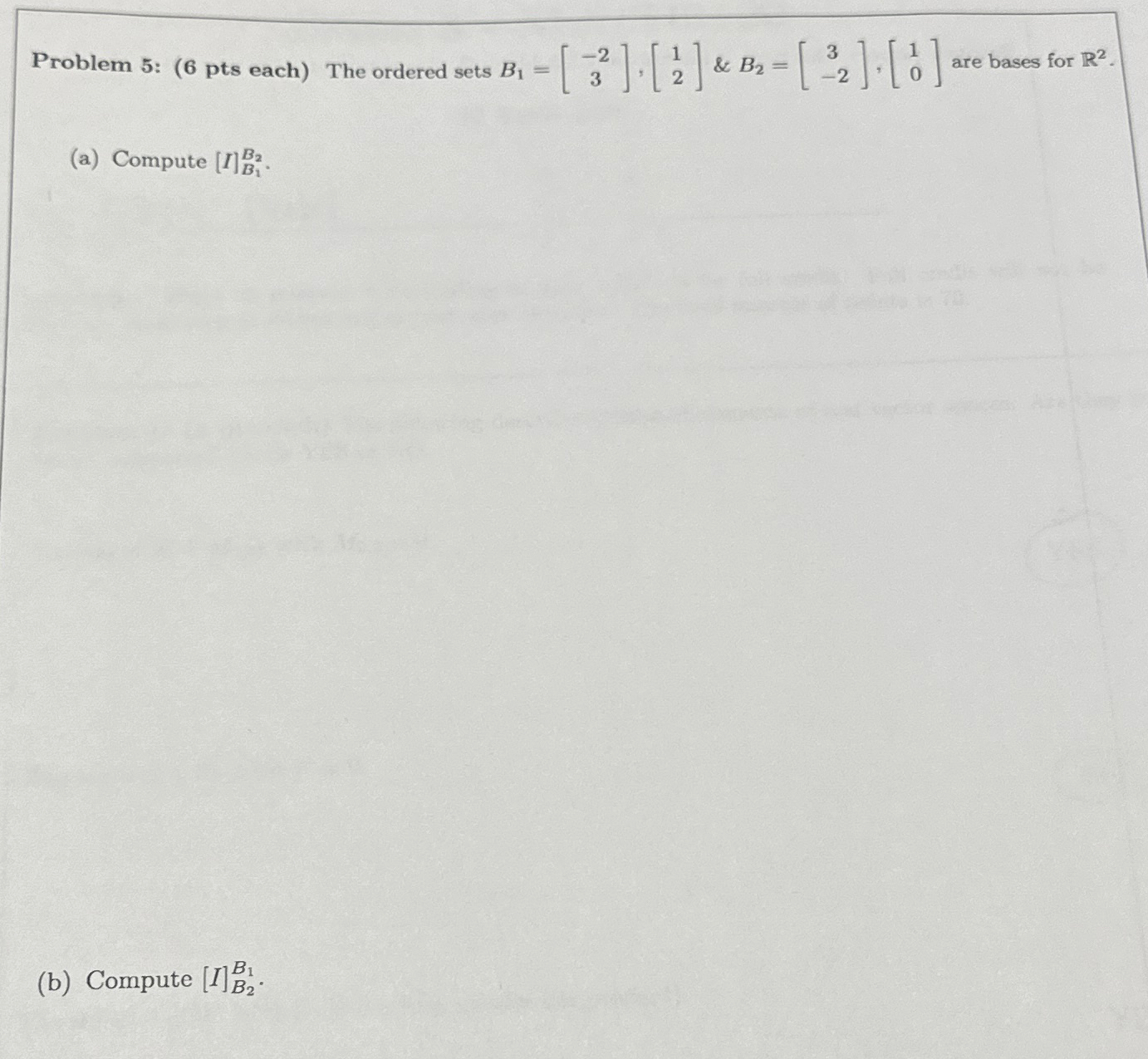 Solved Problem 5 6 ﻿pts Each ﻿the Ordered Sets