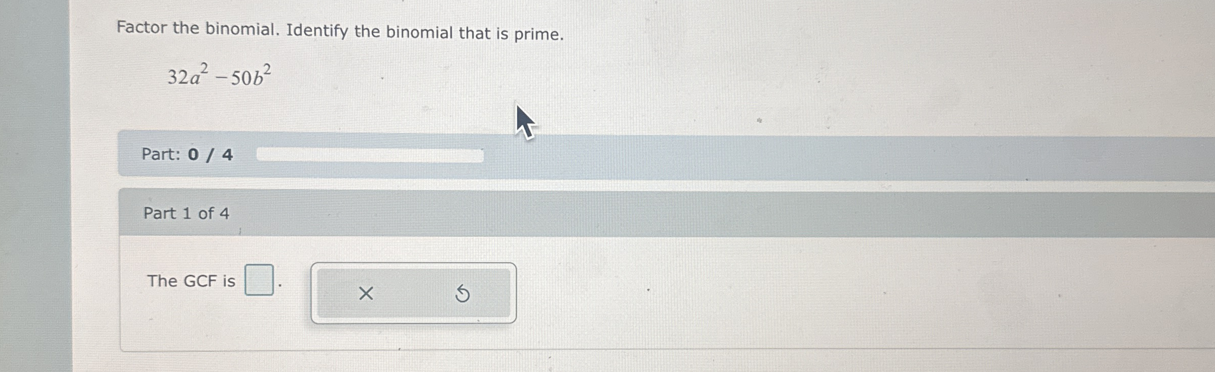 Solved Factor the binomial. Identify the binomial that is | Chegg.com
