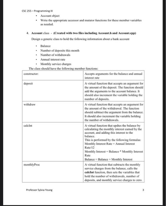 Solved Csc 255 Programming Csc 255 Programming Iii 