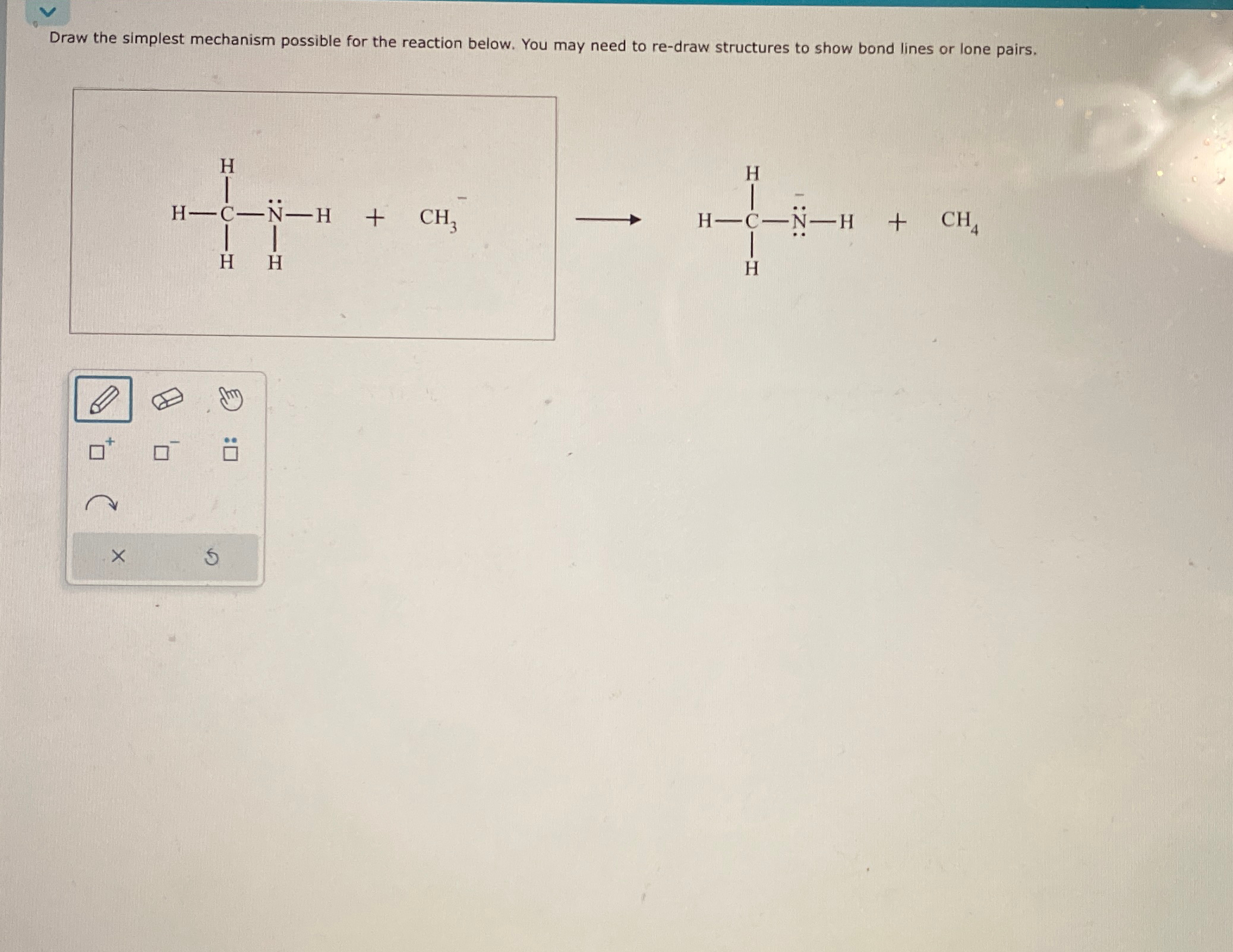 Solved Draw the simplest mechanism possible for the reaction | Chegg.com