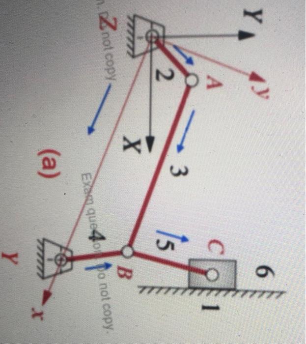 For the linkage shown, link 2 is the driving link. | Chegg.com