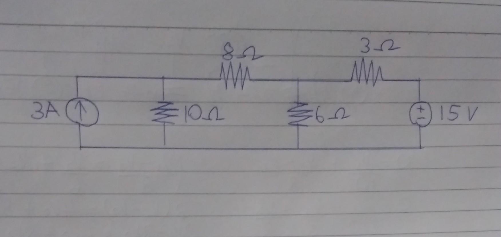 Solved Question: Current of 8 ohm resistor using | Chegg.com