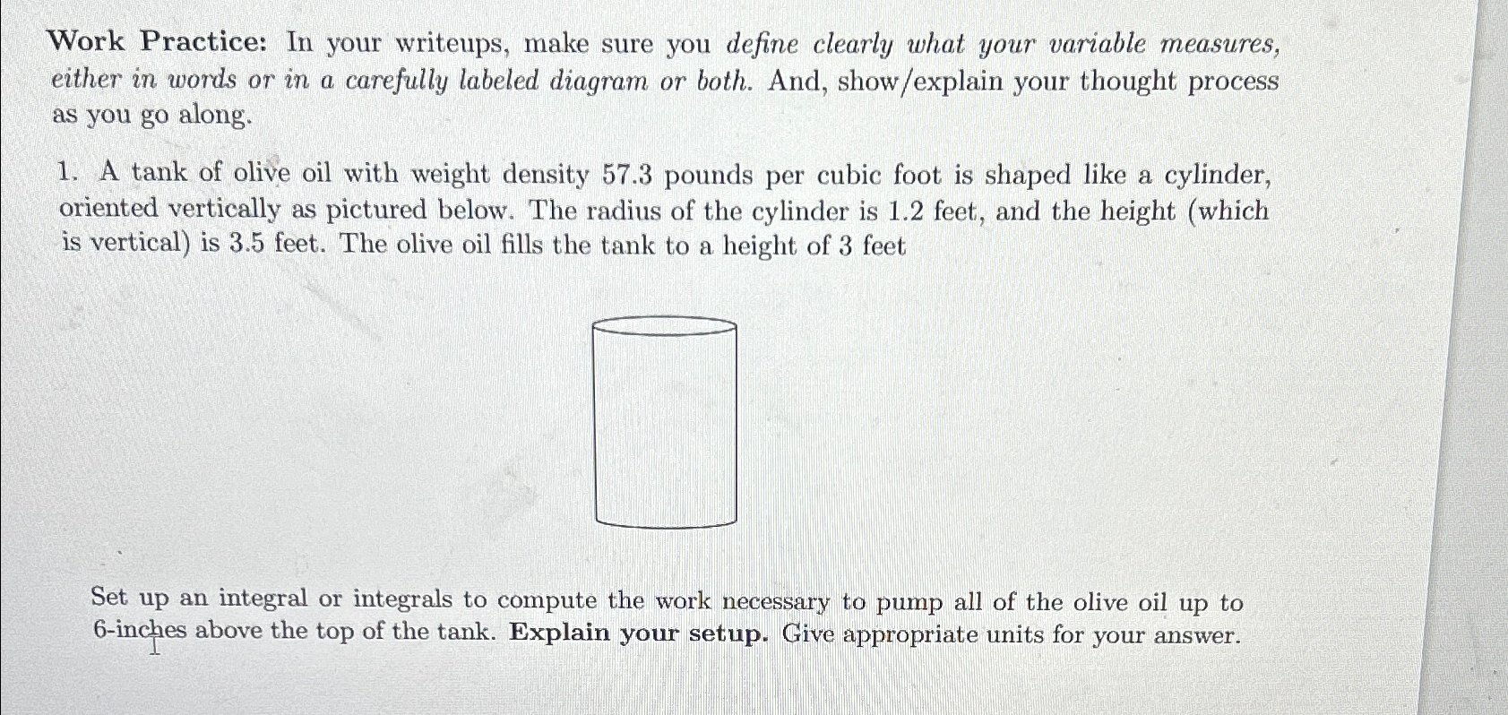 Solved Work Practice: In your writeups, make sure you define | Chegg.com