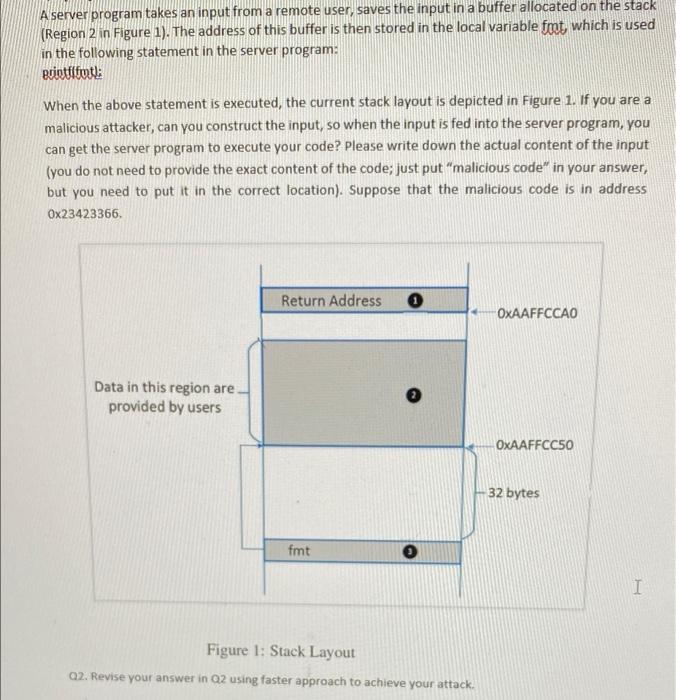 Solved A server program takes an input from a remote user, | Chegg.com