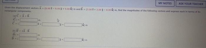 Solved rectangular components.rectangular comperents. (a) | Chegg.com