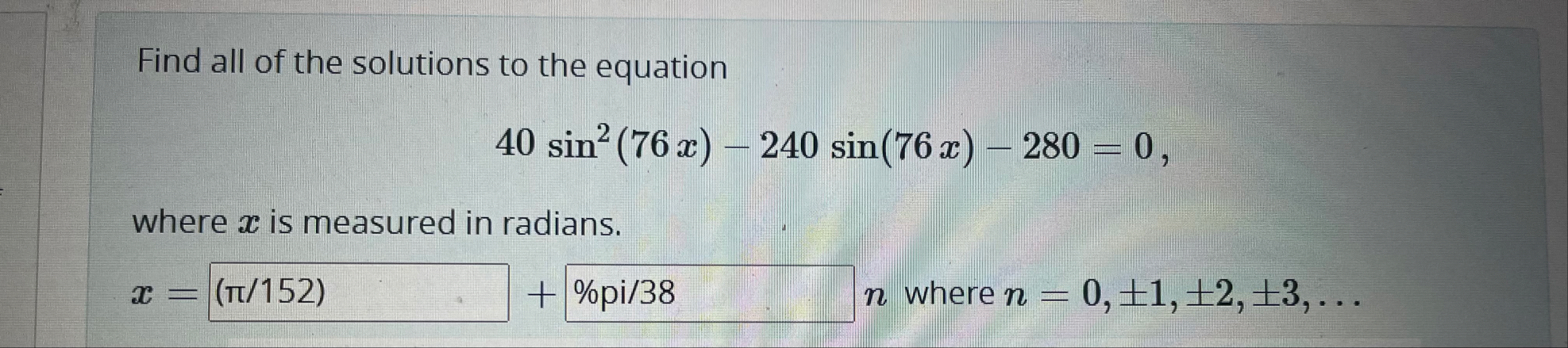 Solved Find all of the solutions to the | Chegg.com