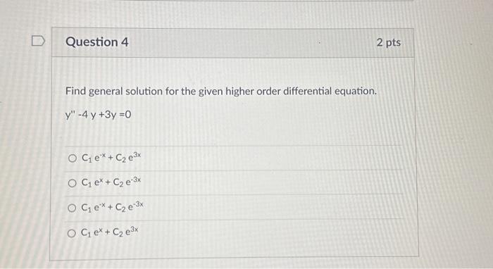 Solved First order linear differential equation is given | Chegg.com