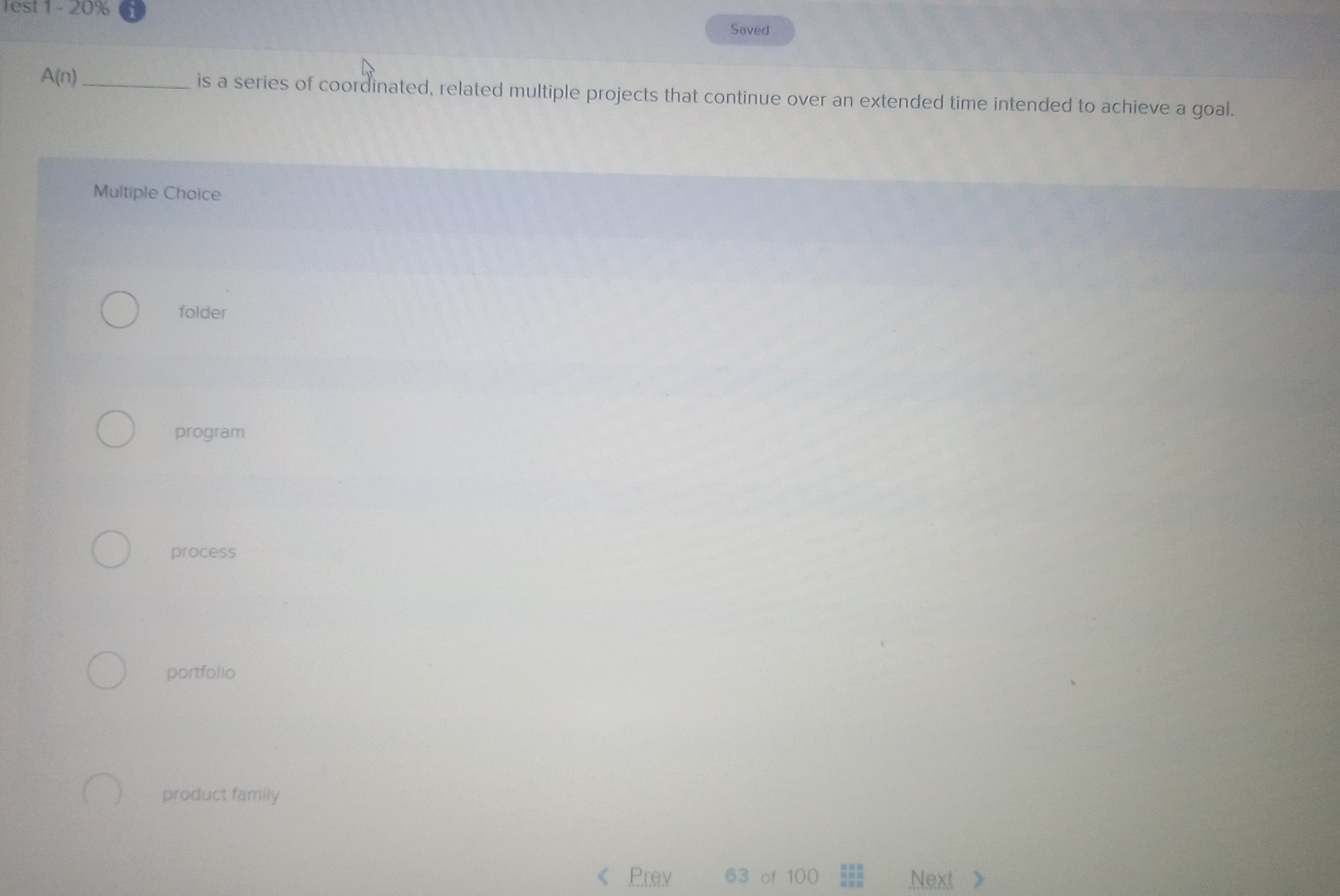 Solved A(n) ﻿is a series of coordinated, related multiple | Chegg.com