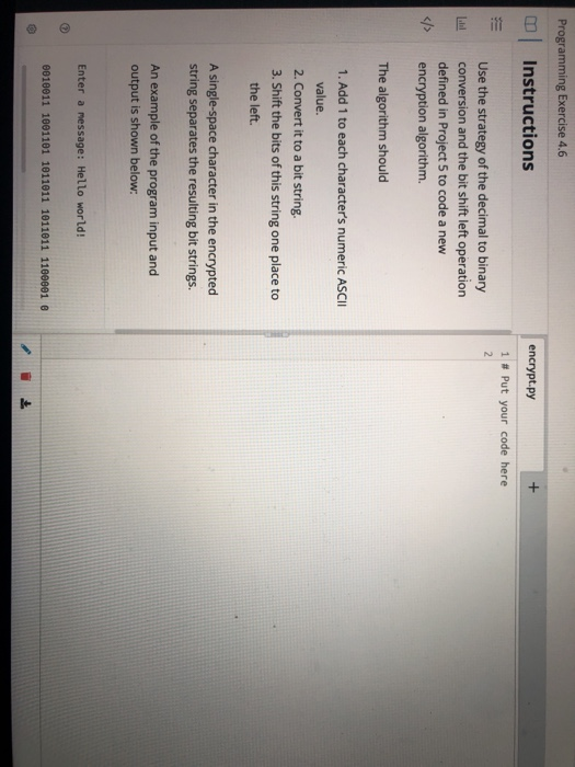 Solved Programming Exercise 46 Instructions Encryptpy 1 