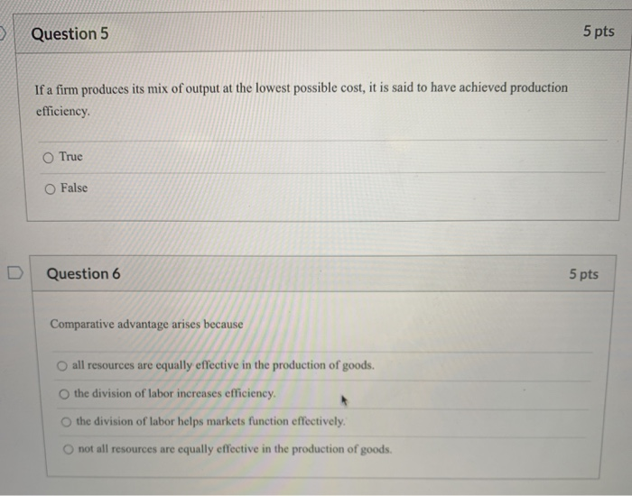 Solved Question 1 5 pts (Figure: Pork and Corn PPF 2) If we | Chegg.com