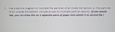 Solved Use a particle diagram to lilustrate the particles of | Chegg.com