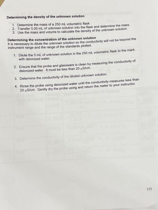 Solved Lab 17 Using Conductivity to Determine Solution | Chegg.com